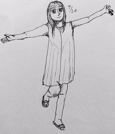 TINAMI - [イラスト]5分スケッチ 17/9/24