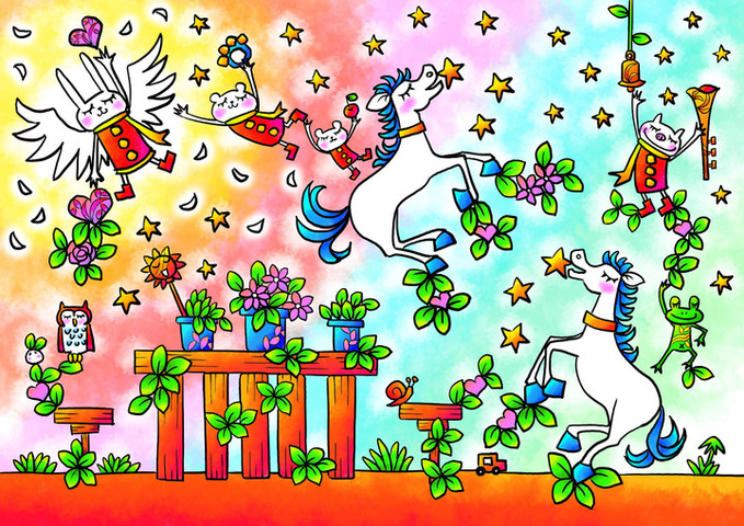 TINAMI - [イラスト]光と動物たちと No.9