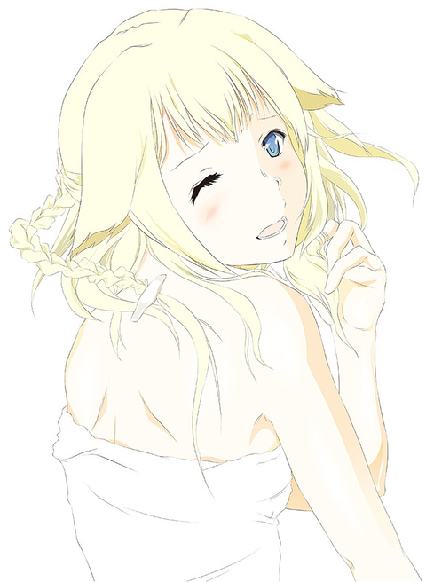 TINAMI - [イラスト]ONEちゃんとバスタイム…？