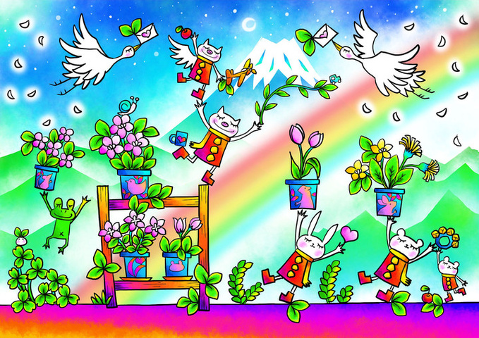 TINAMI - [イラスト]光と動物たちと No.29