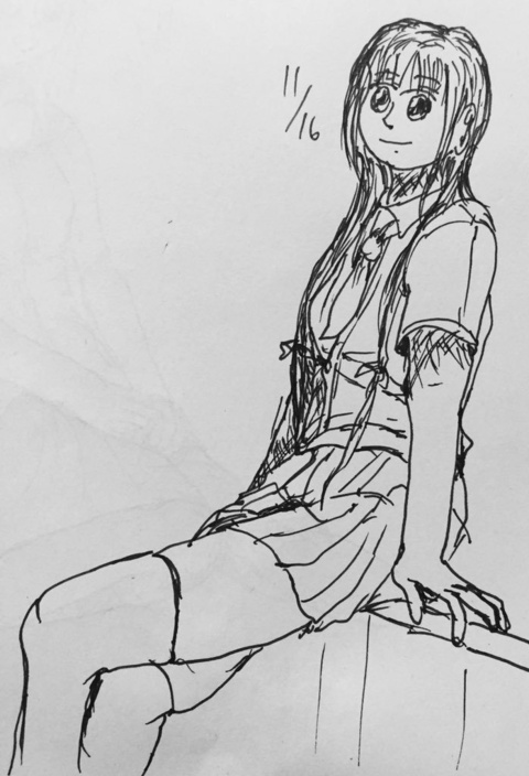 TINAMI - [イラスト]5分スケッチ 17/11/16
