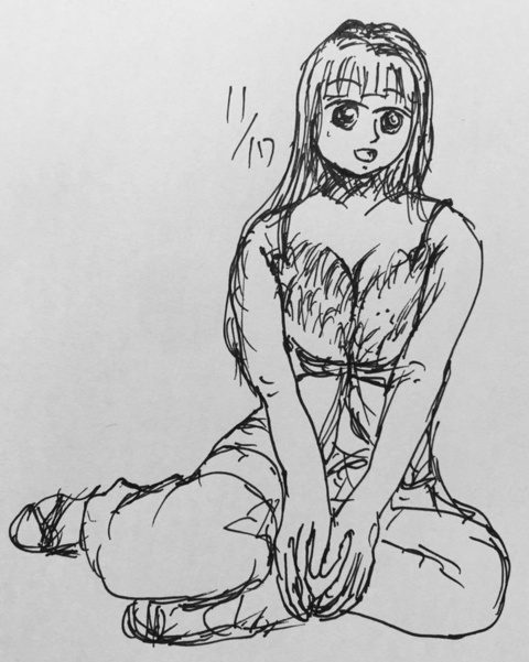 TINAMI - [イラスト]5分スケッチ 17/11/17