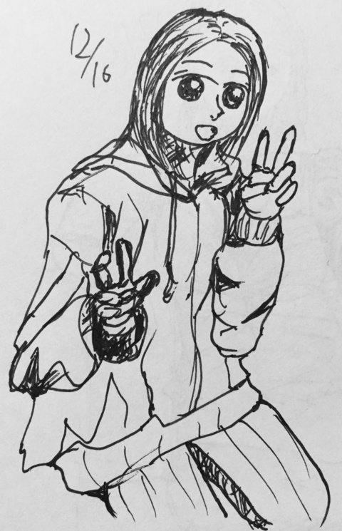 TINAMI - [イラスト]5分スケッチ 17/12/16