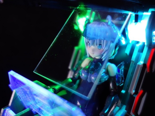 TINAMI - [モデル]1/12 コックピットシート その3 動画プレイヤー内蔵HUD