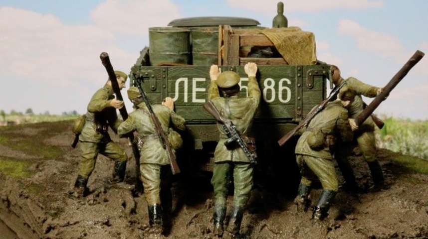 TINAMI - [モデル]ソ連ZIS-5トラック(alan 1/35）