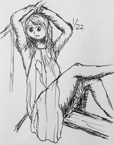 TINAMI - [イラスト]5分スケッチ 18/1/22