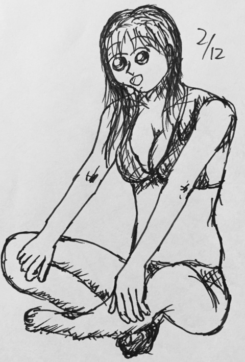 TINAMI - [イラスト]5分スケッチ 18/2/12