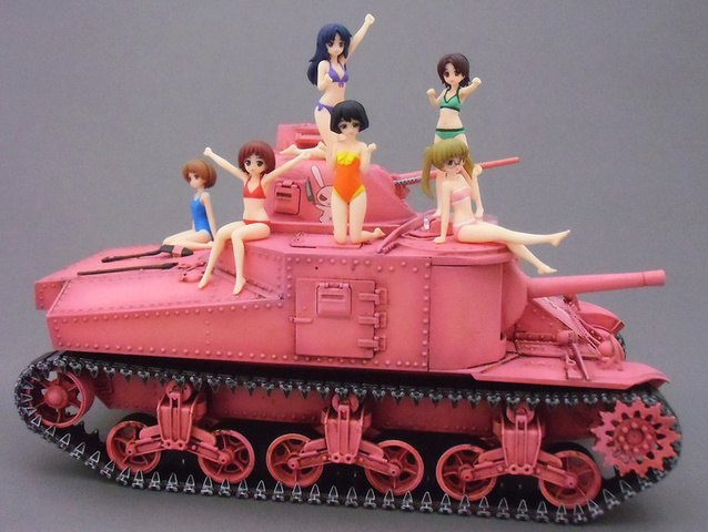 TINAMI - [モデル]爆炎乳1/35ウサギさんチーム水着セット＋タコムM3リー