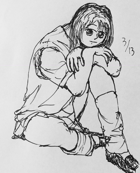 TINAMI - [イラスト]5分スケッチ 18/3/13