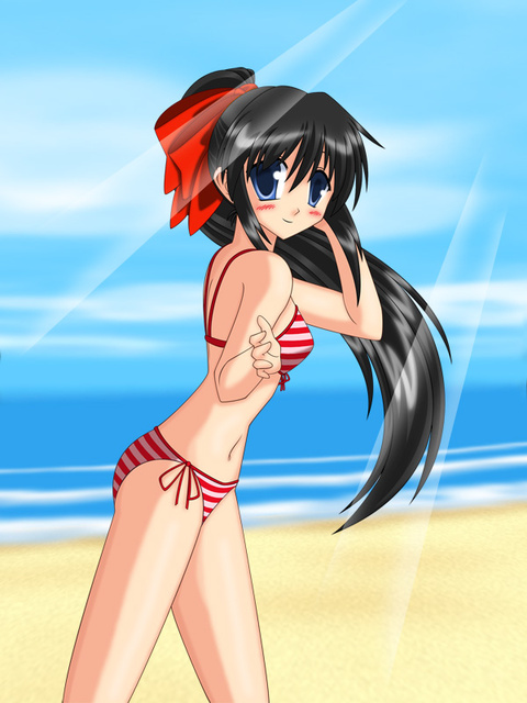 TINAMI - [イラスト]自分のHPの看板娘～水着Ver～