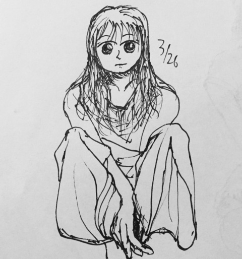 TINAMI - [イラスト]5分スケッチ 18/3/26