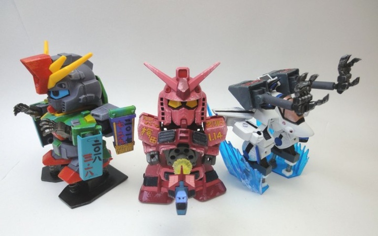 TINAMI - [モデル]SDガンダムとんとん相撲出場力士