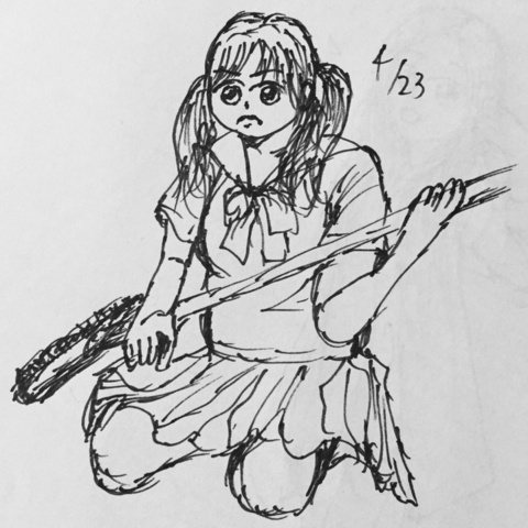 TINAMI - [イラスト]5分スケッチ 18/4/23