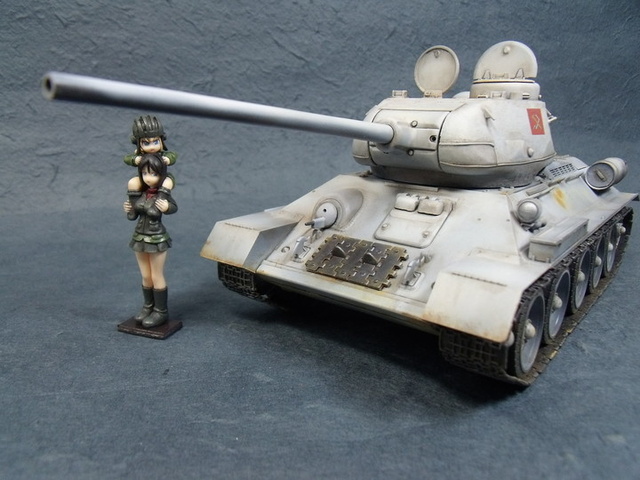 TINAMI - [モデル]T34/85 プラウダ高校仕様