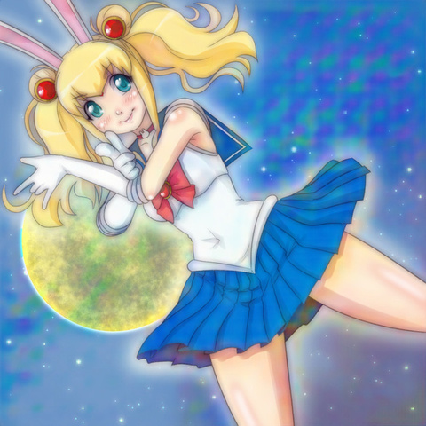 TINAMI - [イラスト]ウサPPプロデュースセーラー月ウサギですわ！