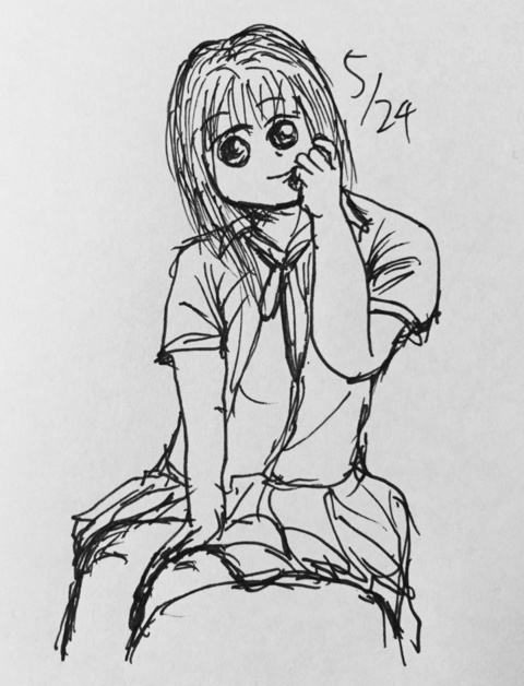 TINAMI - [イラスト]5分スケッチ 18/5/24