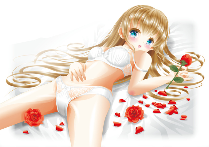 TINAMI - [イラスト][No.36]バラと下着の私