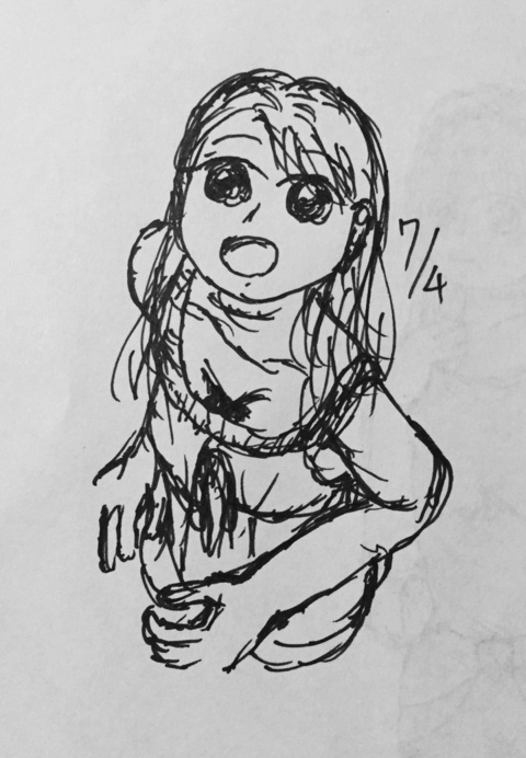 TINAMI - [イラスト]5分スケッチ 18/7/4