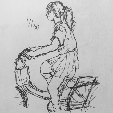 TINAMI - [イラスト]5分スケッチ 18/7/30