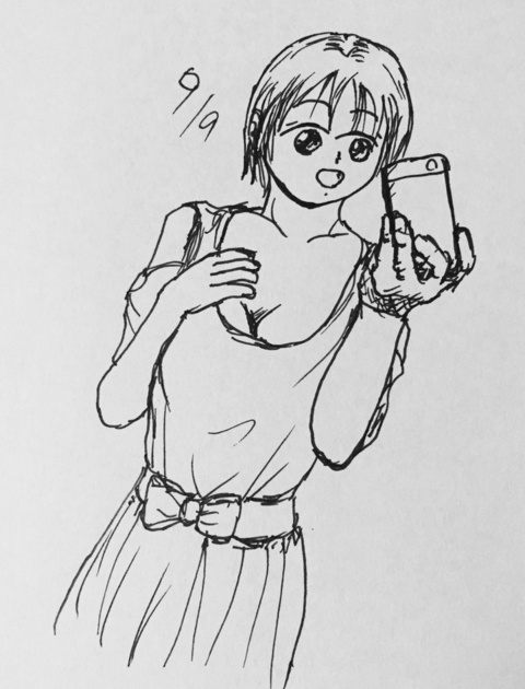 TINAMI - [イラスト]5分スケッチ 18/9/9