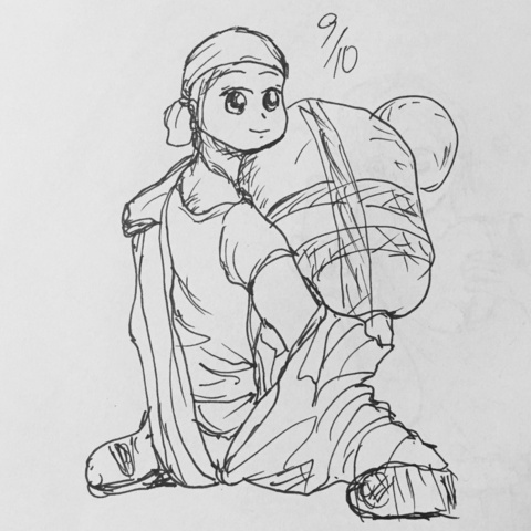 TINAMI - [イラスト]5分スケッチ 18/9/10