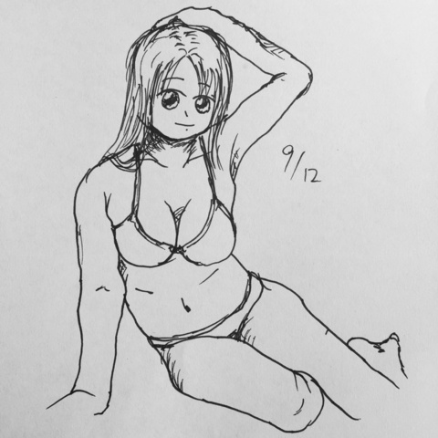 TINAMI - [イラスト]5分スケッチ 18/9/12