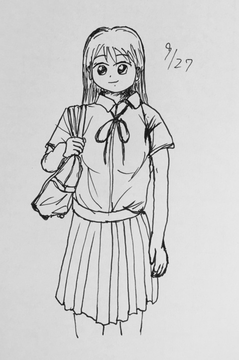 TINAMI - [イラスト]5分スケッチ 18/9/27