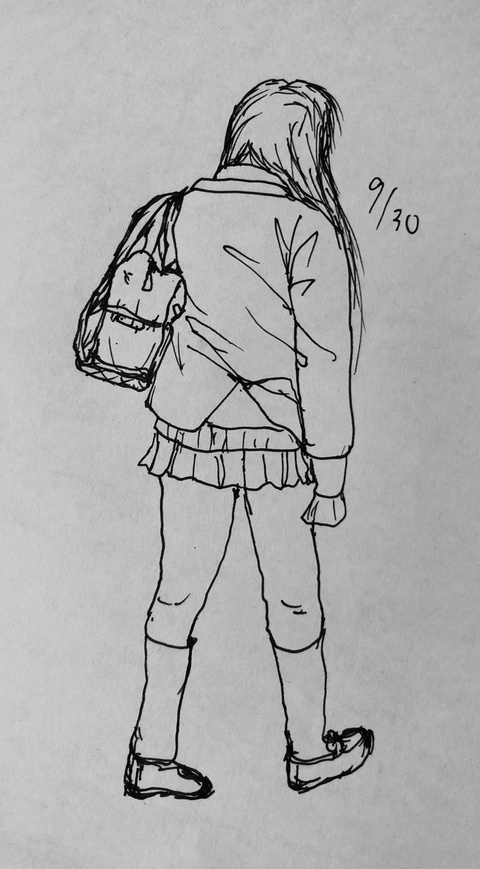 TINAMI - [イラスト]5分スケッチ 18/9/30