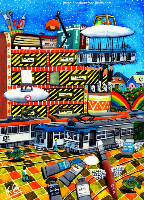 TINAMI - [イラスト]お色直しはキャンバスの色に(Paint it white)