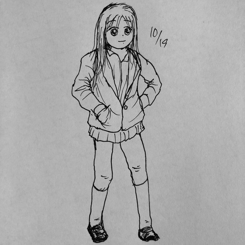 TINAMI - [イラスト]5分スケッチ 18/10/19