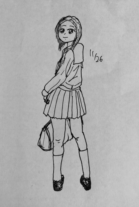 TINAMI - [イラスト]5分スケッチ 18/11/26