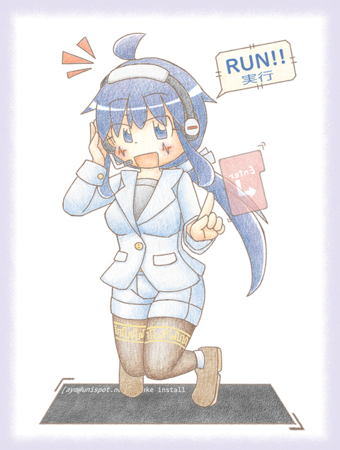 TINAMI - [イラスト]RUN!!