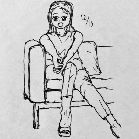 TINAMI - [イラスト]5分スケッチ 18/12/13