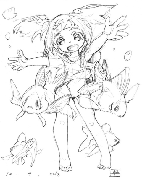 TINAMI - [イラスト]ラクガキ18,12,4