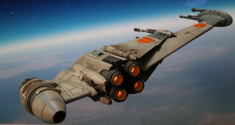 TINAMI - [モデル]B-WING STARTFIGHTER （バンダイ1/72）