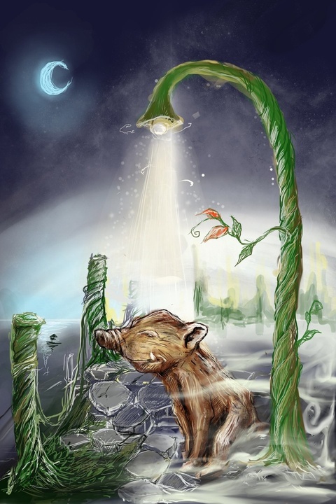 TINAMI - [イラスト]いのしし