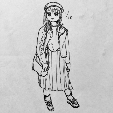 TINAMI - [イラスト]5分スケッチ 19/1/10