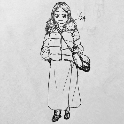 TINAMI - [イラスト]5分スケッチ 19/1/24