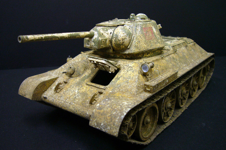 TINAMI - [モデル]ガルパンT-34-76の完成写真