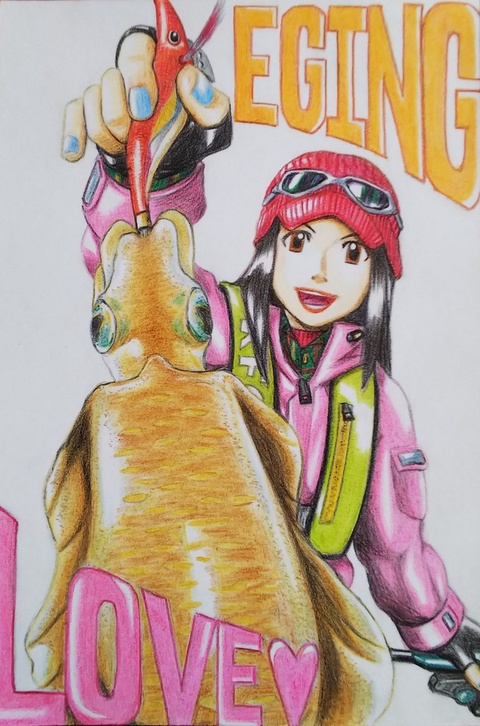 TINAMI - [イラスト]エギングLOVE