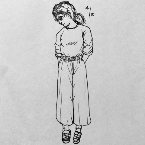 TINAMI - [イラスト]5分スケッチ 19/4/10