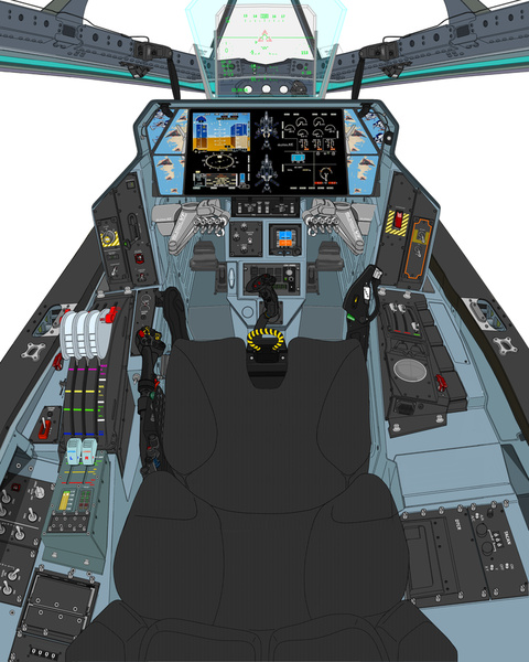TINAMI - [イラスト]【完成】(防弾板付き) Block 03 可変戦闘機 VFH-10C オーロラン