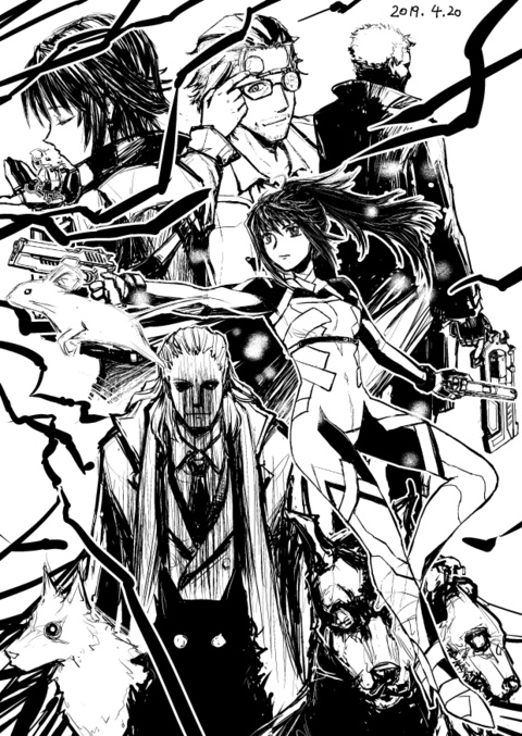 TINAMI - [イラスト]【ファンアート】マルドゥック・アノニマス【ハヤカワ文庫JA】