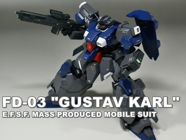 TINAMI - [モデル]HGUC FD-03 "GUSTAV KARL"