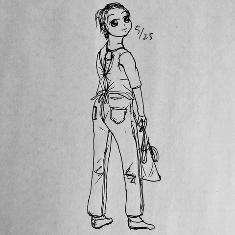 TINAMI - [イラスト]5分スケッチ 19/5/25