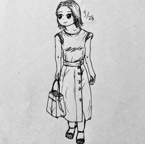 TINAMI - [イラスト]5分スケッチ 19/5/28