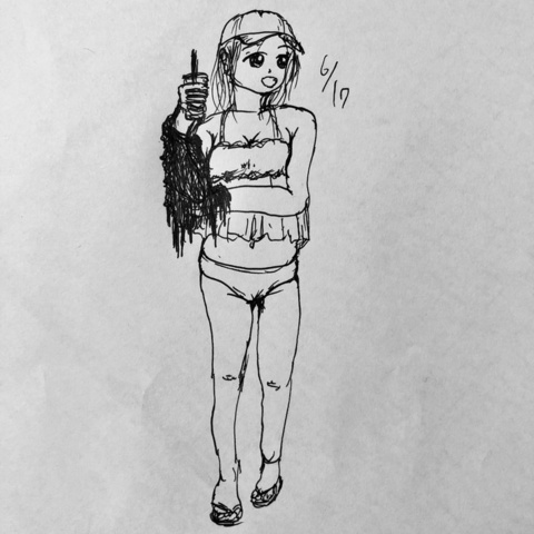 TINAMI - [イラスト]5分スケッチ 19/6/17