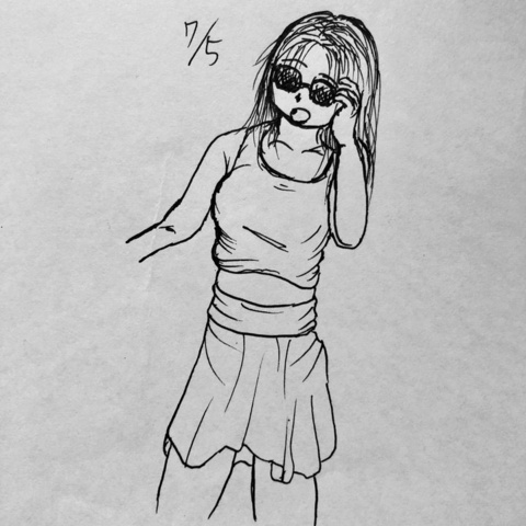 TINAMI - [イラスト]5分スケッチ 19/7/5