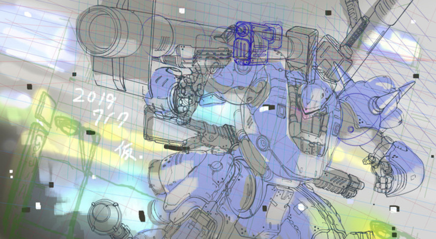 TINAMI - [イラスト]MS-18E ケンプファー(仮