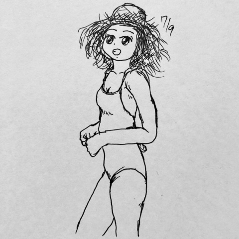 TINAMI - [イラスト]5分スケッチ 19/7/9